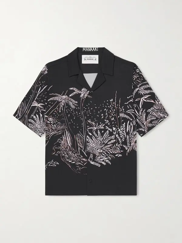 MANAAKI Waihi Tapu Printed Lyocell Shirt