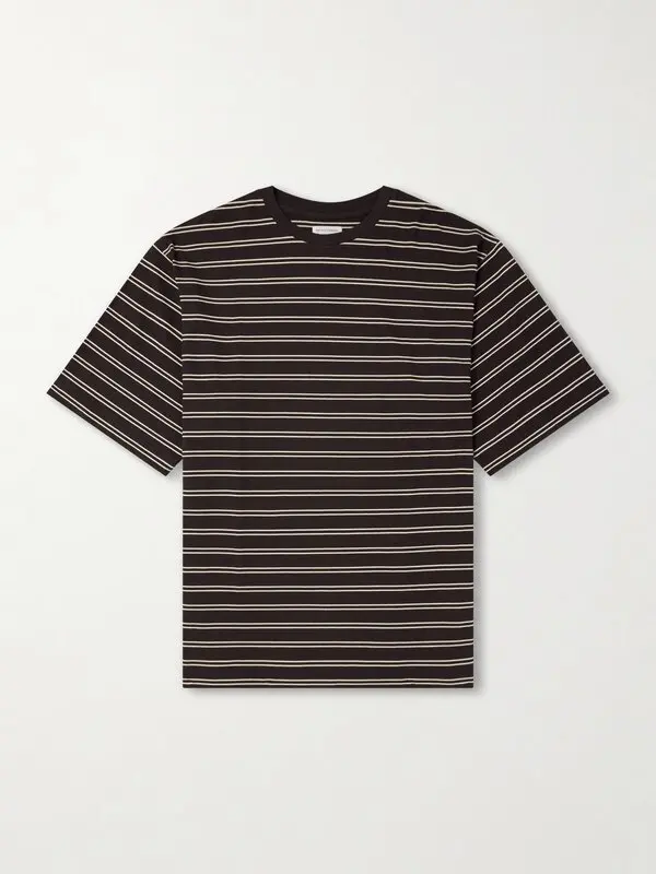 KAPTAIN SUNSHINE Striped Cotton-jersey T-shirt