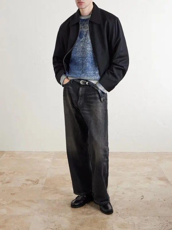 NEIGHBORHOOD Cotton Knit Sweater - Blue