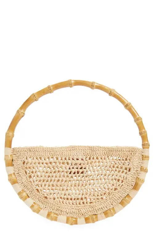 L’ALINGI Bamboo Eternity Raffia Bag - Beige