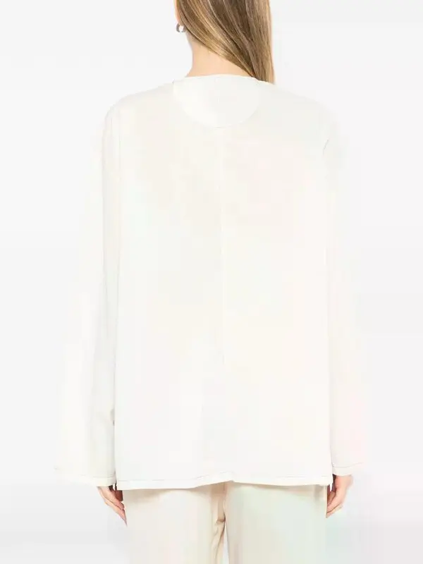 KINYAN LAM Floral Embroidered Blouse