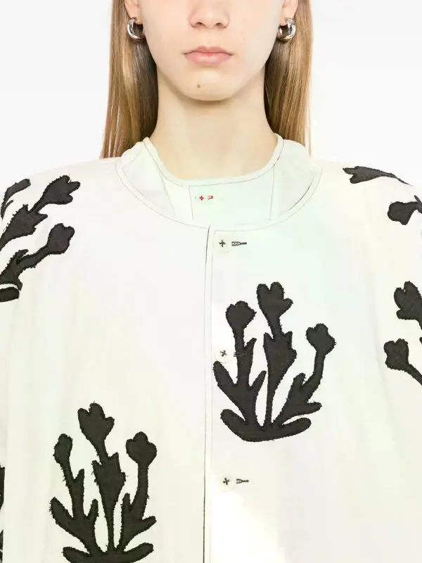KINYAN LAM Floral Embroidery Coat