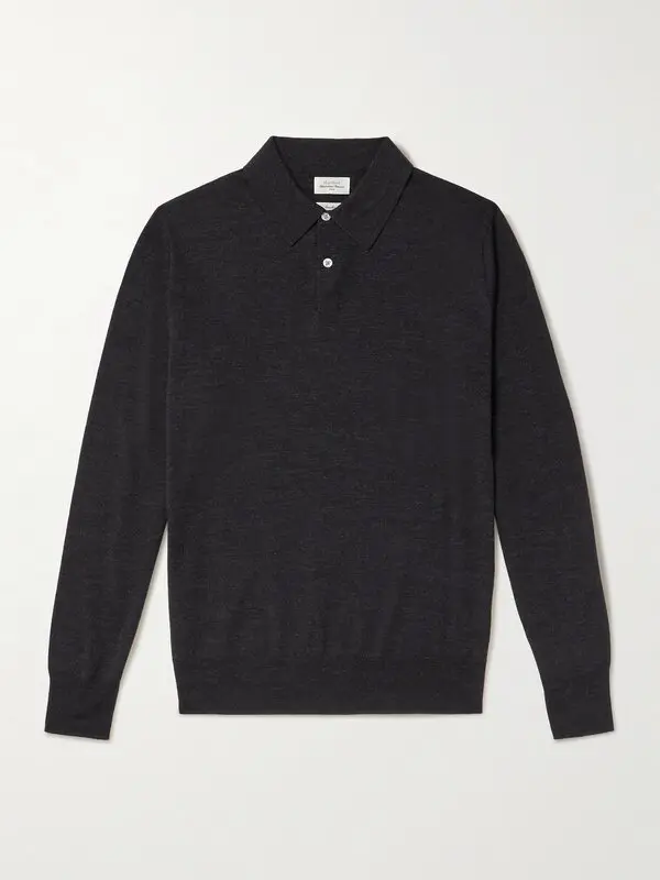 Hartford Merino Wool Polo Shirt