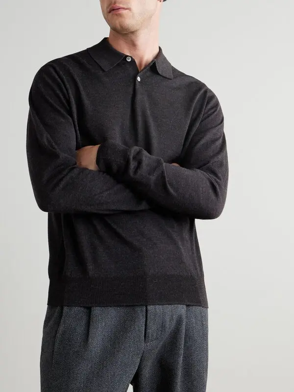Hartford Merino Wool Polo Shirt