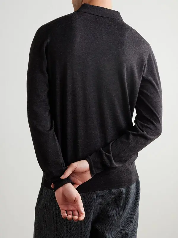 Hartford Merino Wool Polo Shirt
