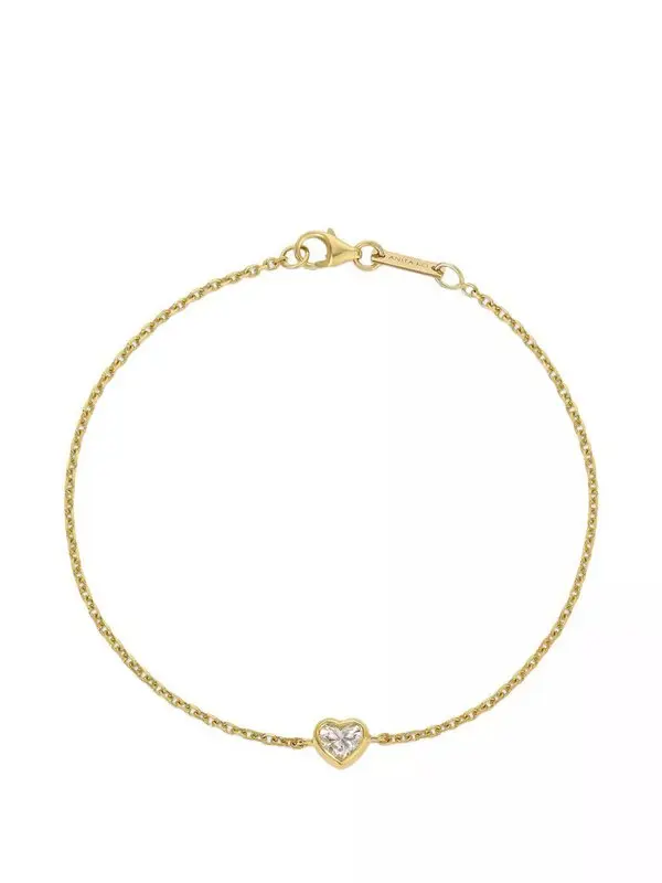 ANITA KO Diamond Heart Bracelet - Gold