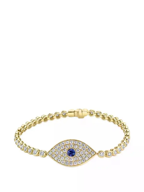 ANITA KO Evil Eye Multi-stone Bracelet - Gold