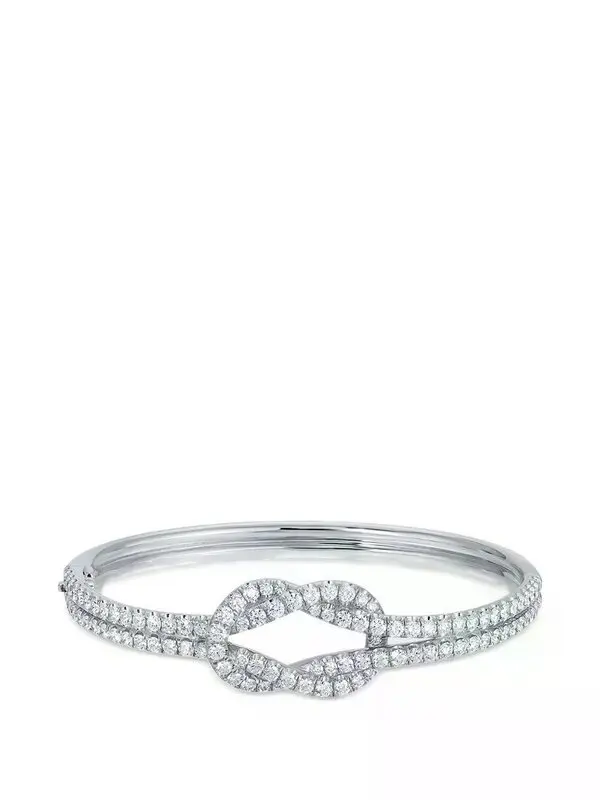 ANITA KO Knot Diamond Bracelet - Silver