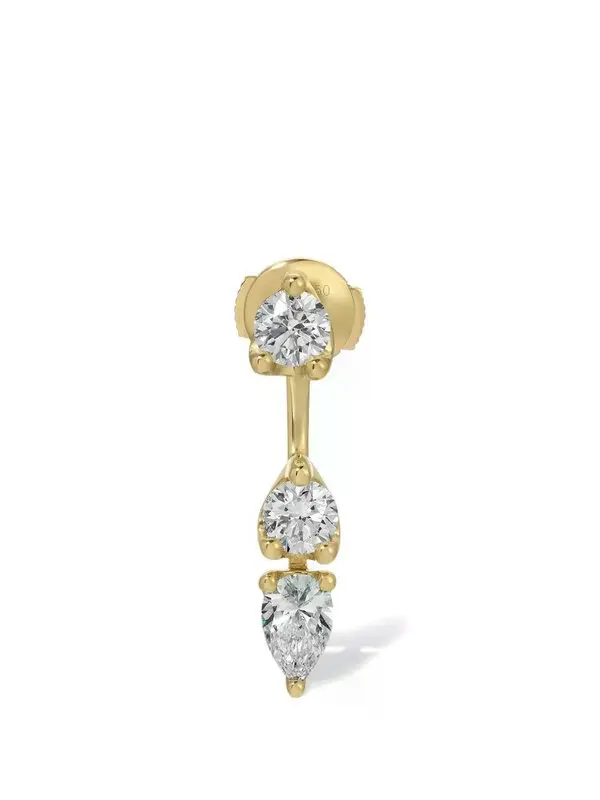 ANITA KO Orbit Diamond Drop Earring - Gold
