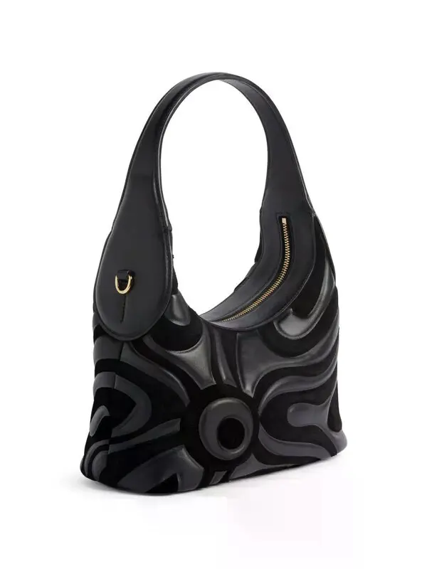 Emilio Pucci Marmo Embossed Leather Bag