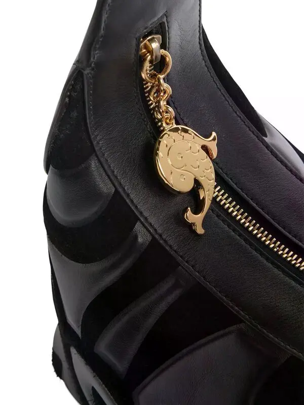 Emilio Pucci Marmo Embossed Leather Bag
