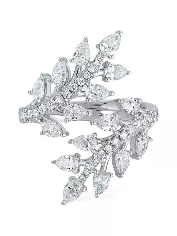 ANITA KO Jasmine Diamond Ring - Silver