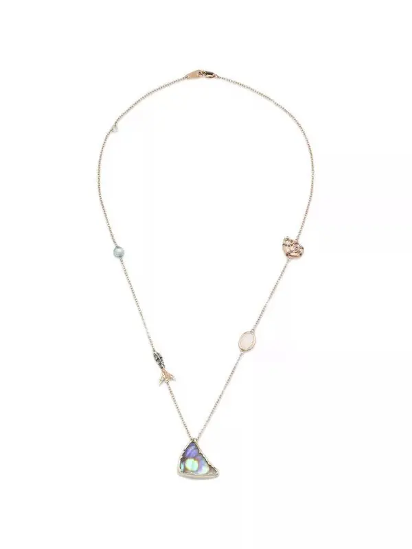 BIBI VAN DER VELDEN Fin Component Necklace - Gold