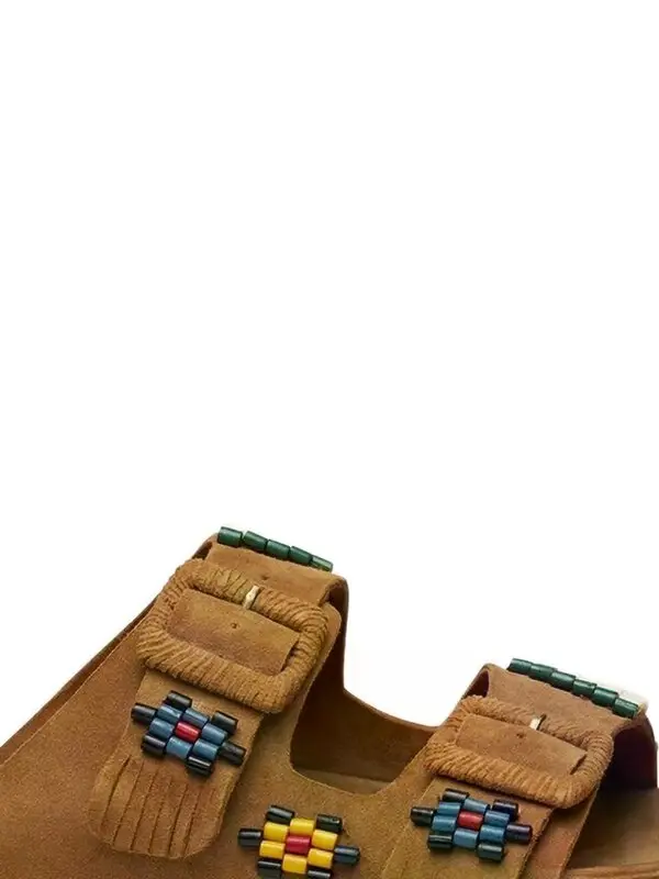 BAZISZT Sambla Fringed Sandals - Neutrals