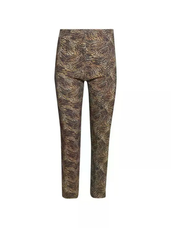 Tove Zebra-print Trousers - Neutrals