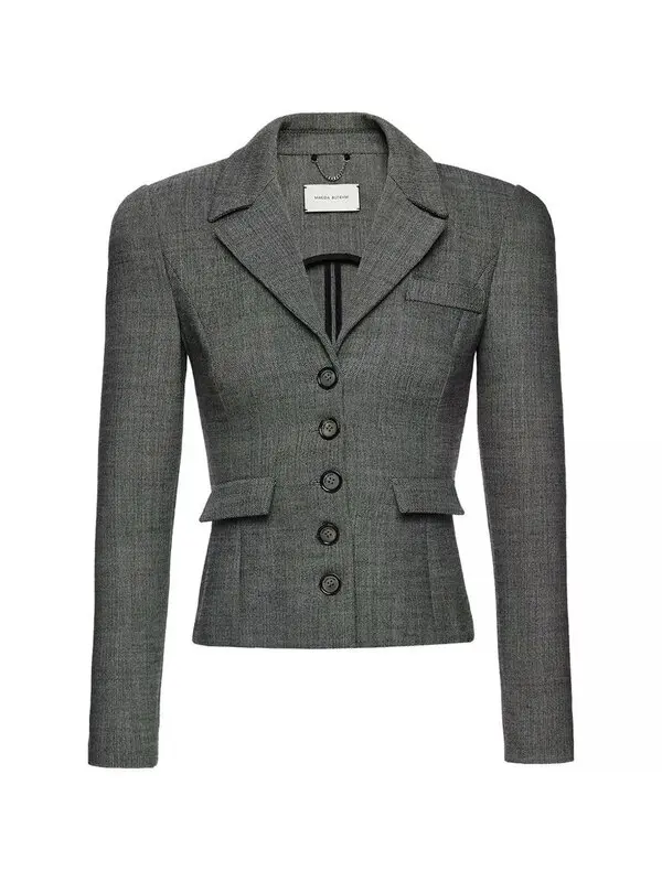 Magda Butrym Buttoned Blazer - Grey