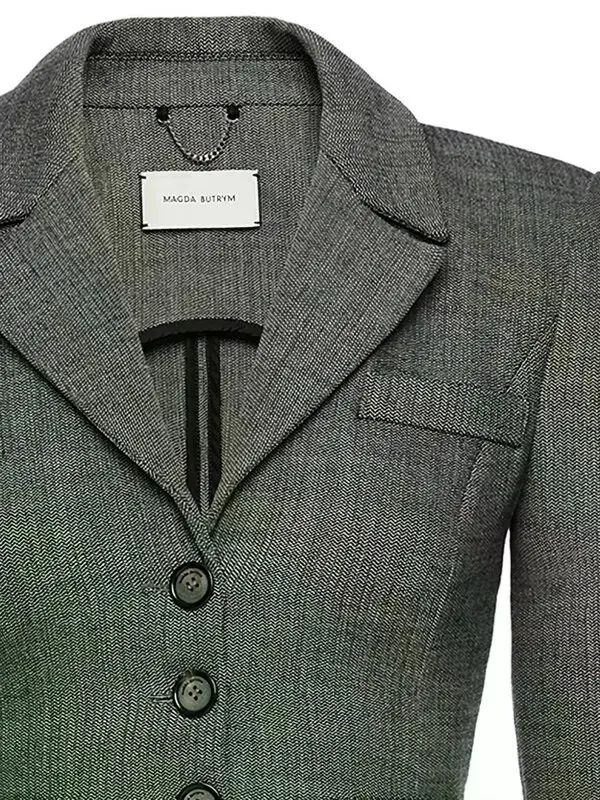 Magda Butrym Buttoned Blazer - Grey