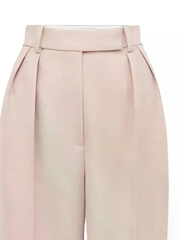 Alex Perry Pleated Trousers - Neutrals