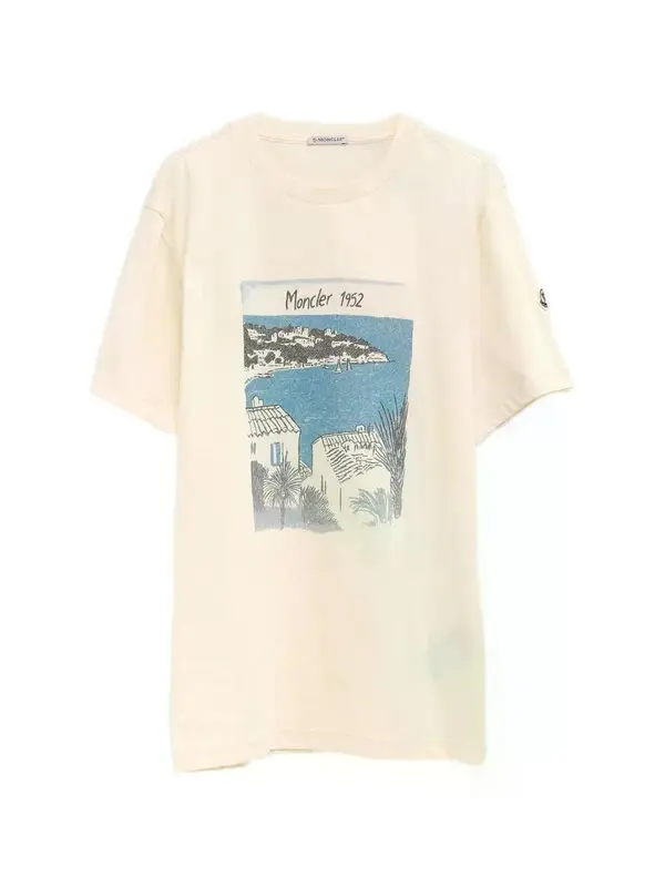 Moncler Printed Embroidered T-shirt