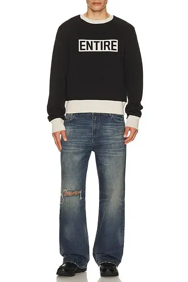 ENTIRE STUDIOS Contro Crew Sweatshirt - Skunk