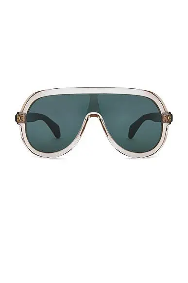 Moncler Sunsette Pilot Sunglasses - Clear
