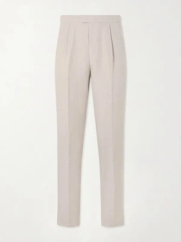 FAVOURBROOK Cooper Slim-fit Linen Trousers