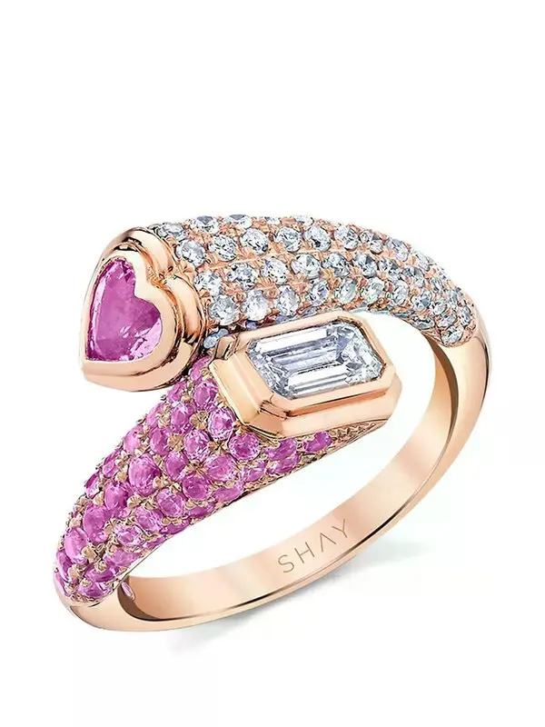 Shay Sapphire And Diamond Ring - Pink