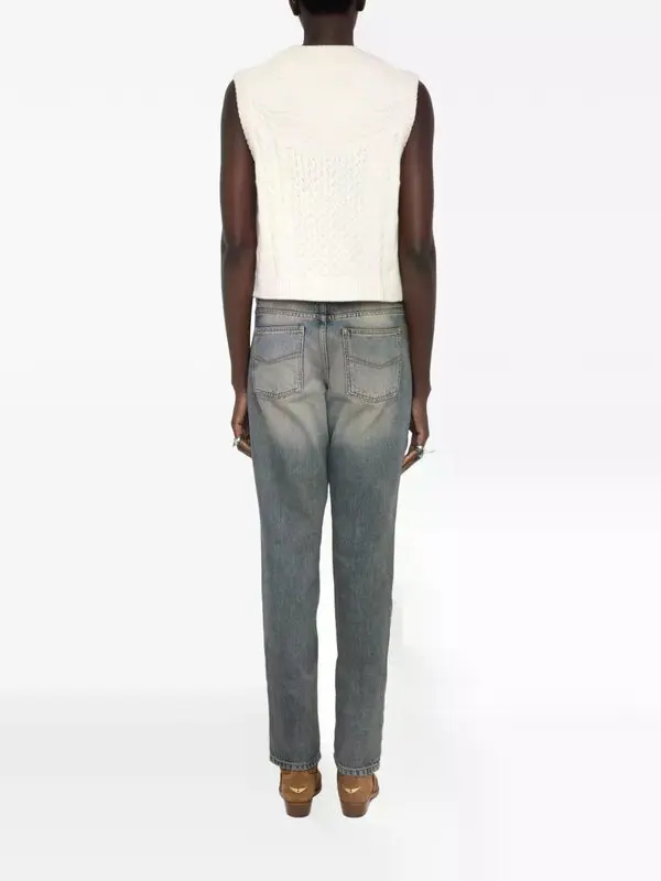 Zadig&Voltaire Cable-knit Vest - Neutrals
