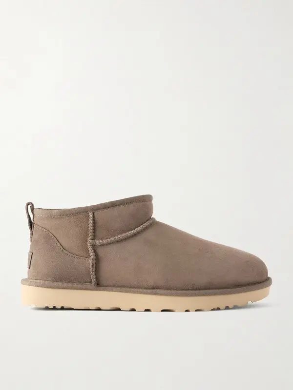 UGG Classic Ultra Mini Shearling Boots - Gray