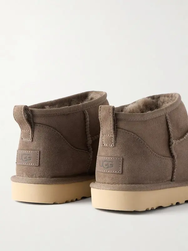 UGG Classic Ultra Mini Shearling Boots - Gray
