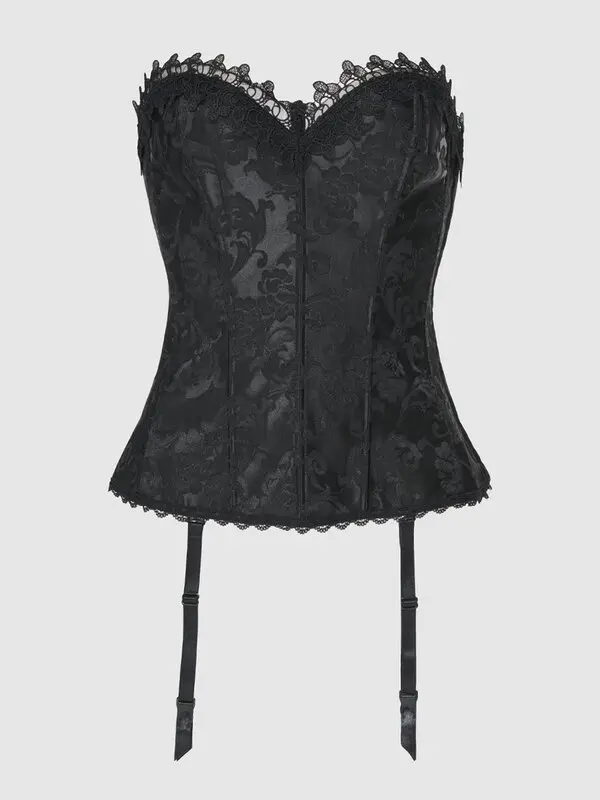 Frederick's Of Hollywood Hollywood Dream Sweetheart Corset - Black