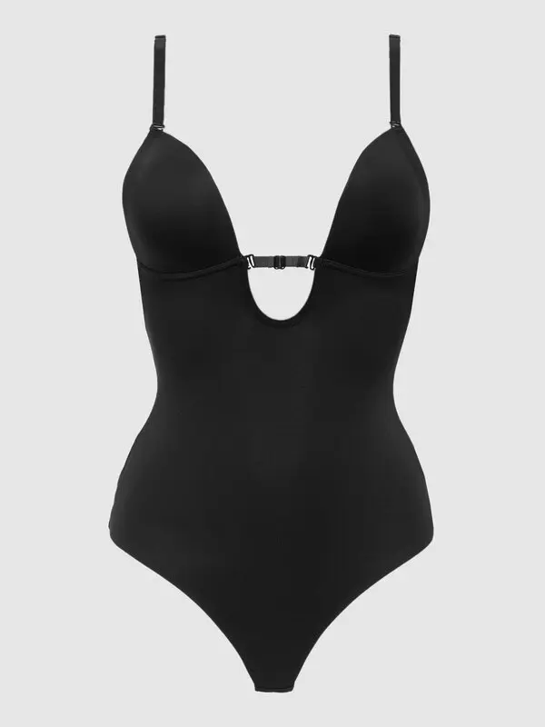 Frederick's Of Hollywood Shape Bodysuit - Black