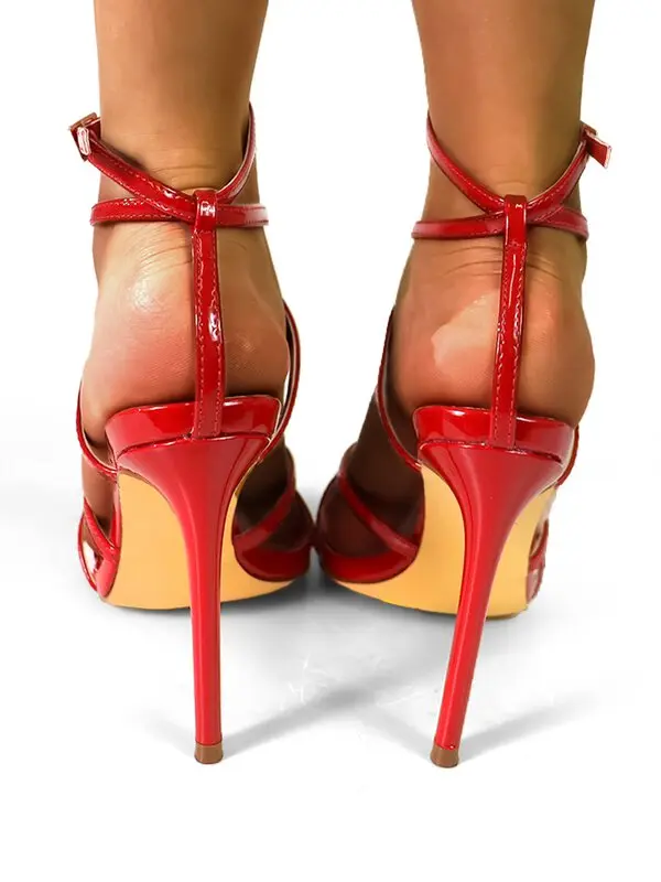 Frederick's Of Hollywood Lidia Stiletto Heel - Red