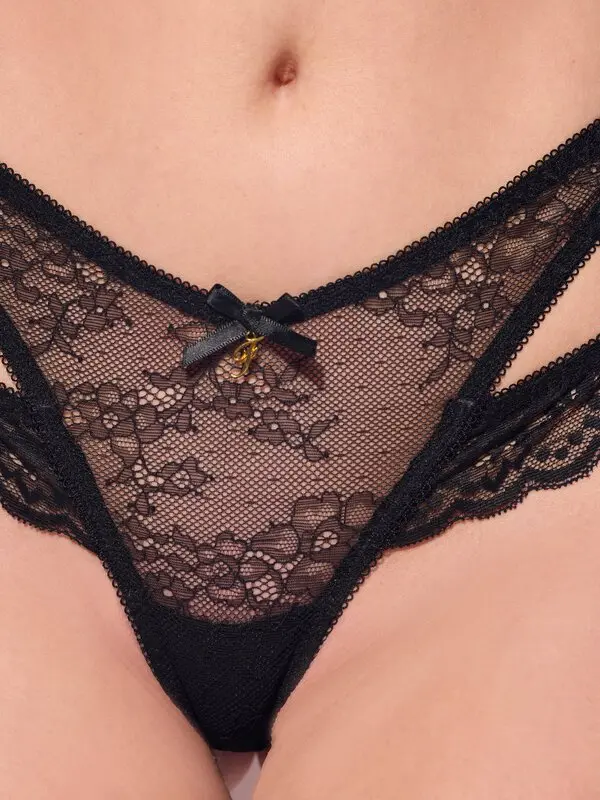 Frederick's Of Hollywood Chiara Strappy & Backless Thong