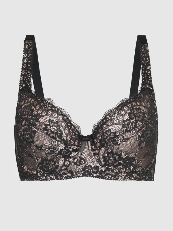 Frederick's Of Hollywood Voluptuous Full Figure Push Up Bra - Black