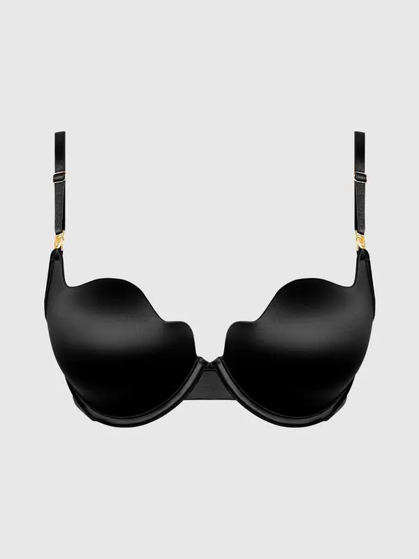 Frederick's Of Hollywood Director's Cut Lightly Lined T-shirt Bra - Black