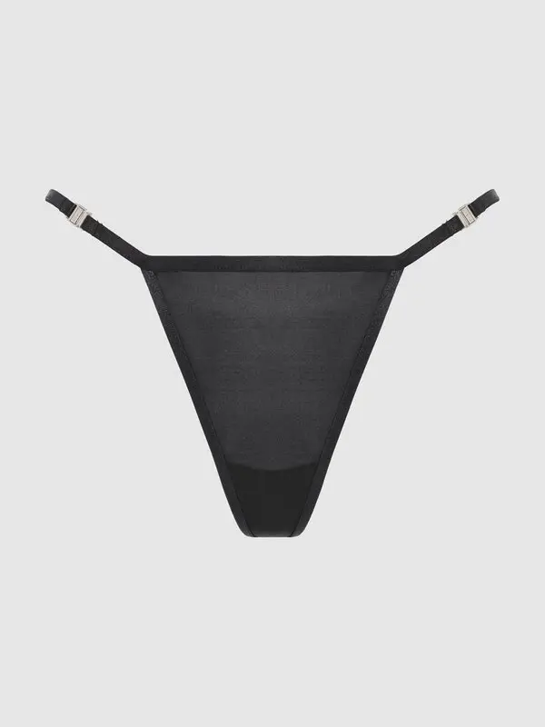 Frederick's Of Hollywood Pia Mesh G-string - Black