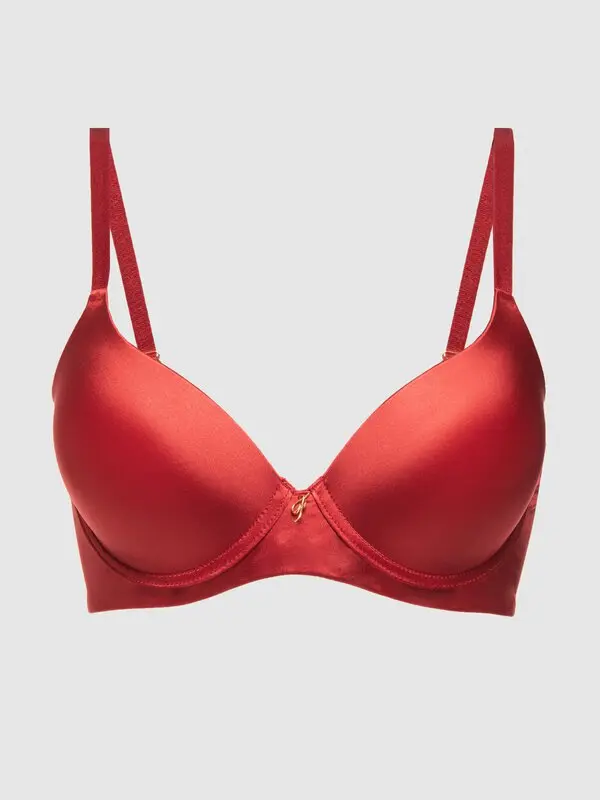 Frederick's Of Hollywood Lexi Push Up Plunge T-shirt Bra - Samba