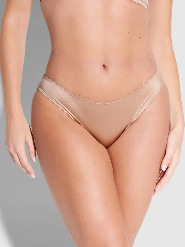 Frederick's Of Hollywood Lexi Liquid Satin Hipster - Sirocco