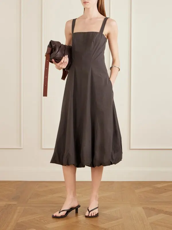 Proenza Schouler White Label Ella Cotton-poplin Midi Dress