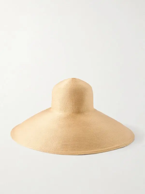 GIGI BURRIS MILLINERY Jeanette Wide Brim Hat - Neutrals