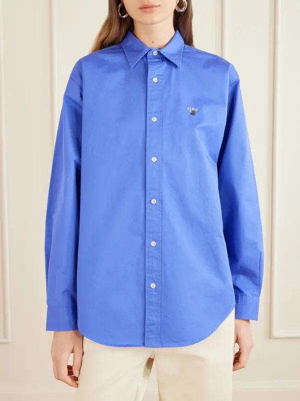 Aimé Leon Dore Logo-embroidered Oversized Shirt