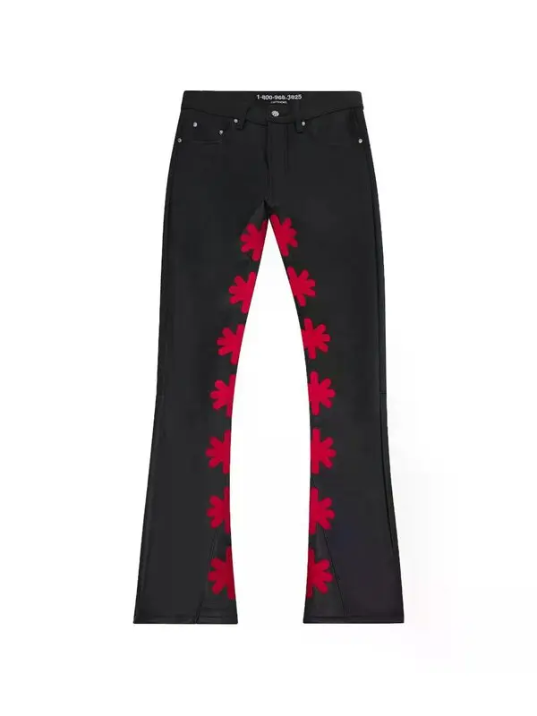 LOSTSHDWS Og Wax Leather Bootcut Trousers
