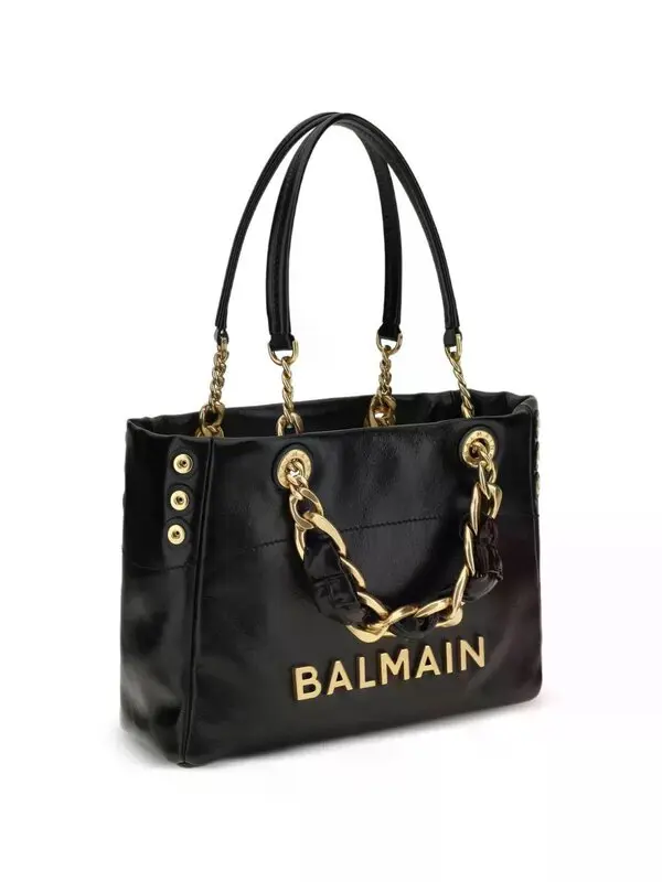 Balmain 1945 Soft Cabas Shoulder Bag
