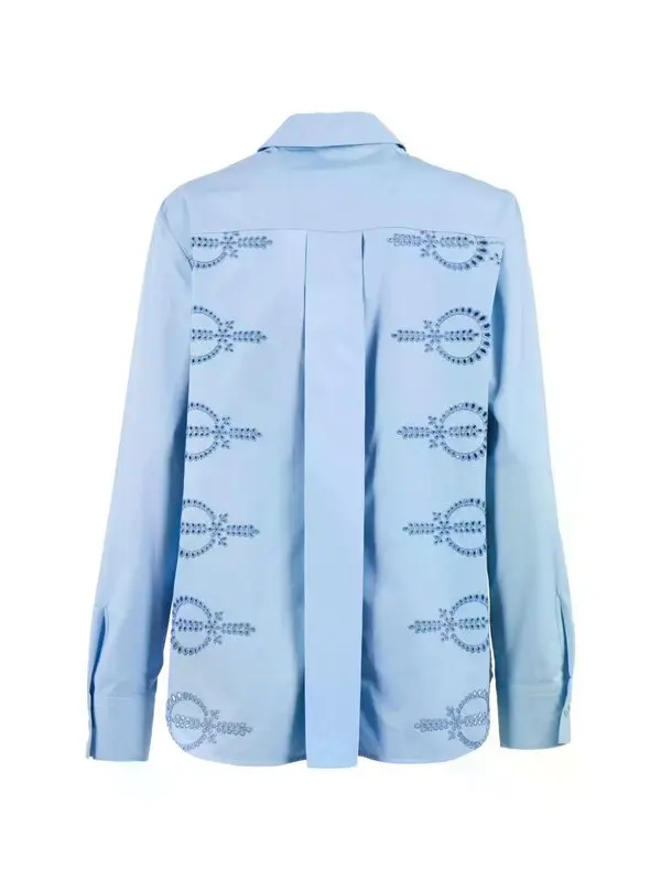 P.a.r.o.s.h Cut-out Embellished Shirt