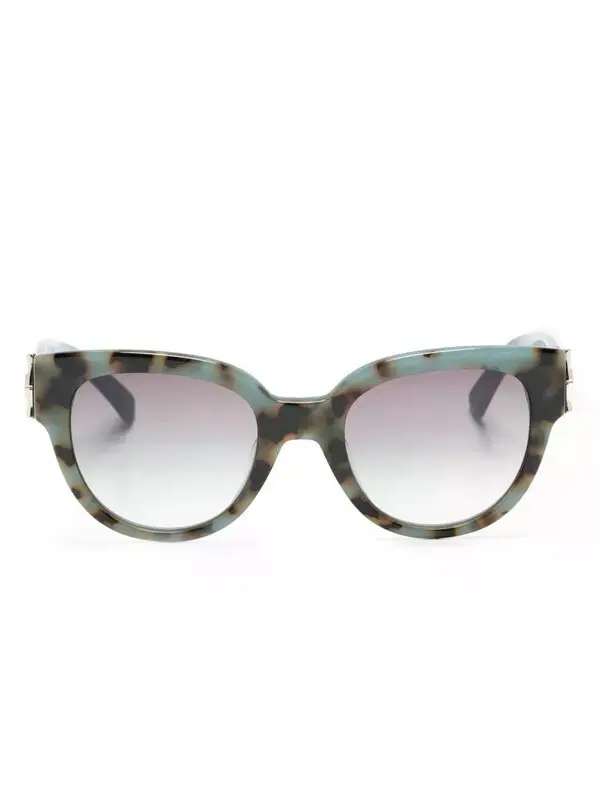 Longchamp Tortoiseshell Cat-eye Sunglasses - Blue