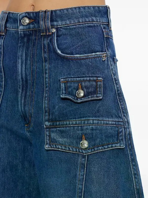 Sportmax Violino Wide-leg Cargo Jeans