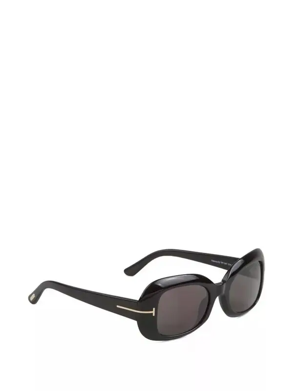 TOM FORD Rectangle-frame Sunglasses - Black