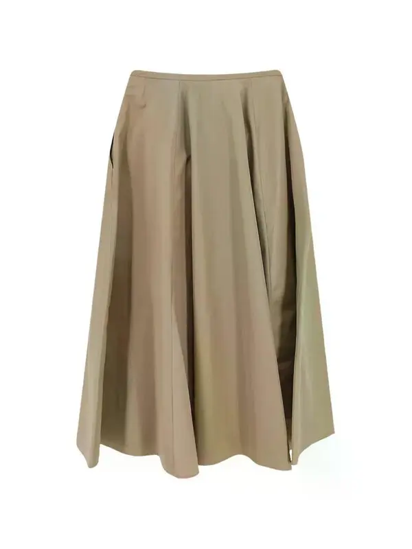 Aspesi Gathered Midi Skirt - Neutrals