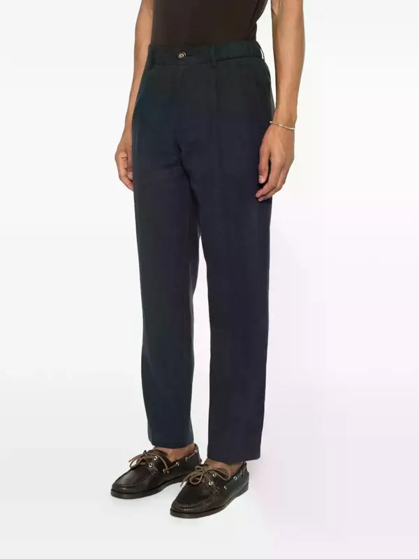 Herno Pleated Trousers - Blue